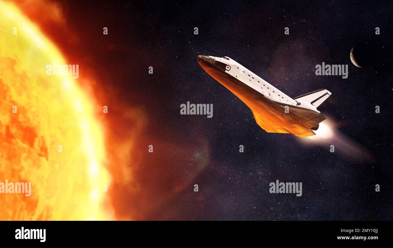 Space Shuttle Space Background