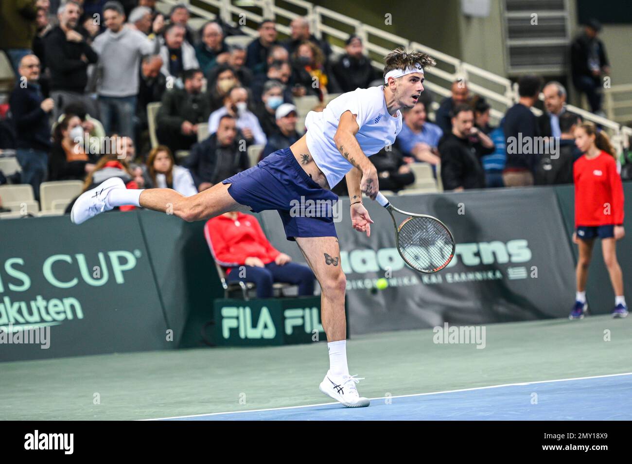 Athens, Lombardy, Greece. 4th Feb, 2023. ARISTOTELIS THANOS of Greece ...