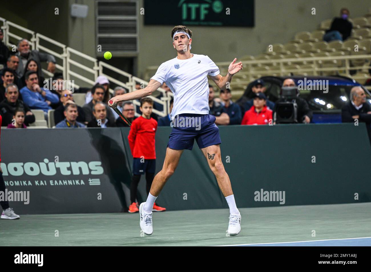 Athens, Lombardy, Greece. 4th Feb, 2023. ARISTOTELIS THANOS of Greece ...