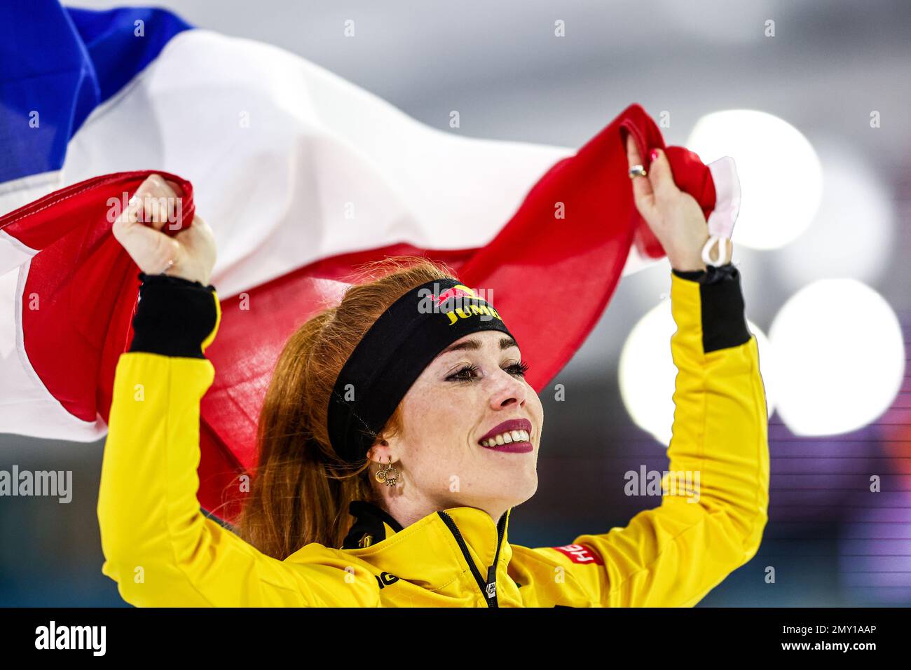HERENVEEN - Antoinette Rijpma - de Jong wins the 3000 meters during the ...