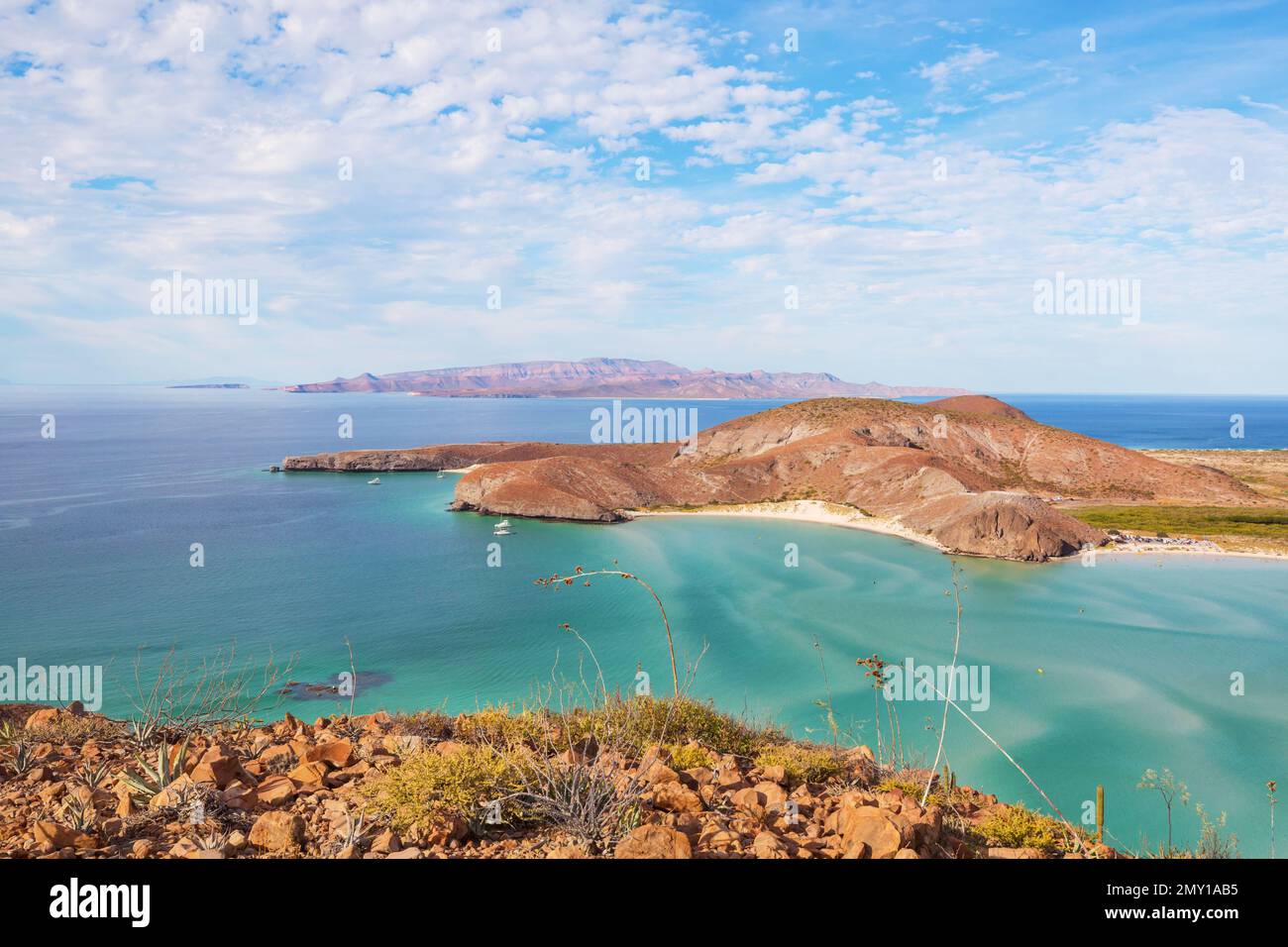 Beautuful landscapes in Baja California, Mexico. Travel background ...