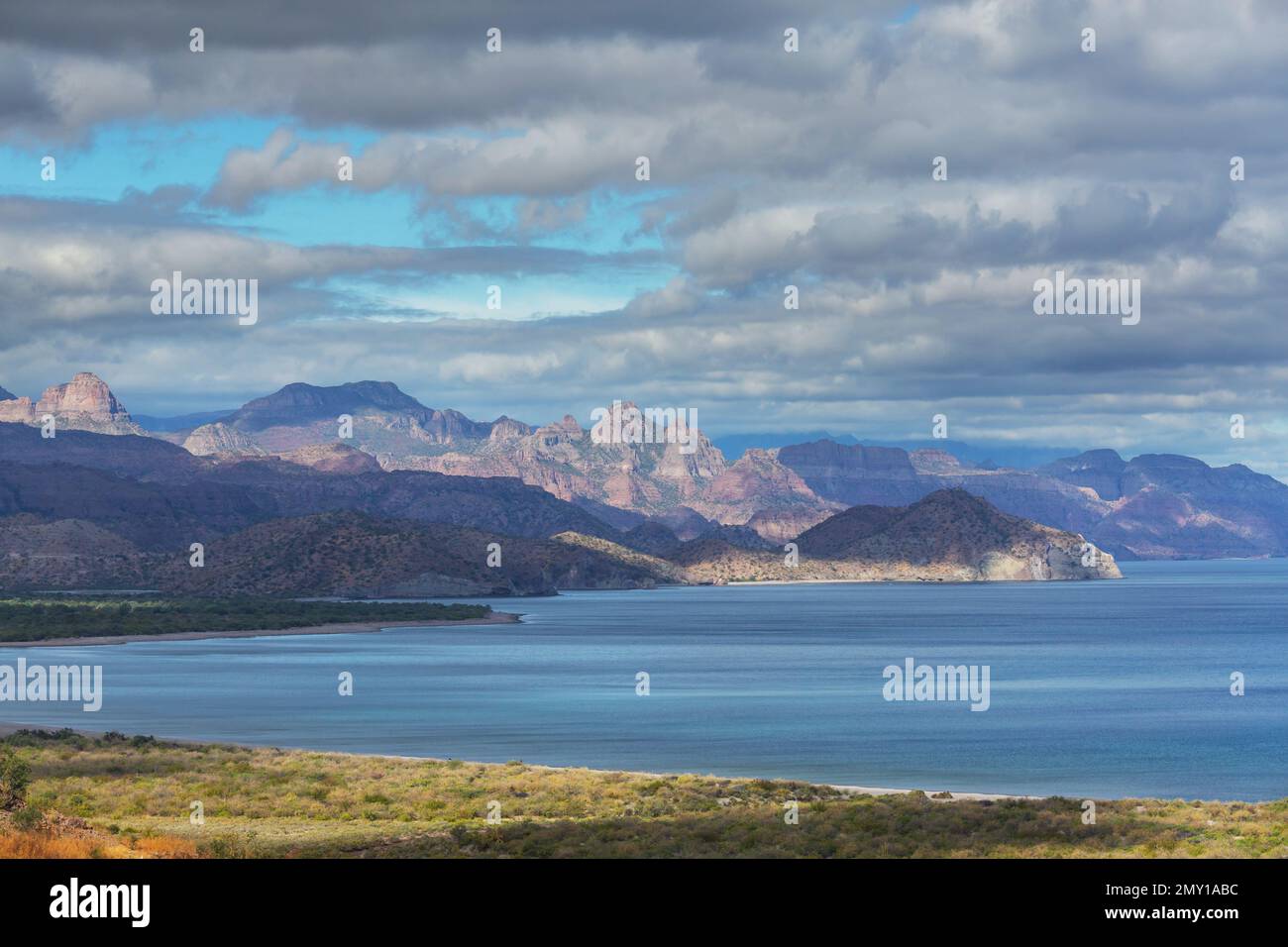 Beautuful landscapes in Baja California, Mexico. Travel background ...