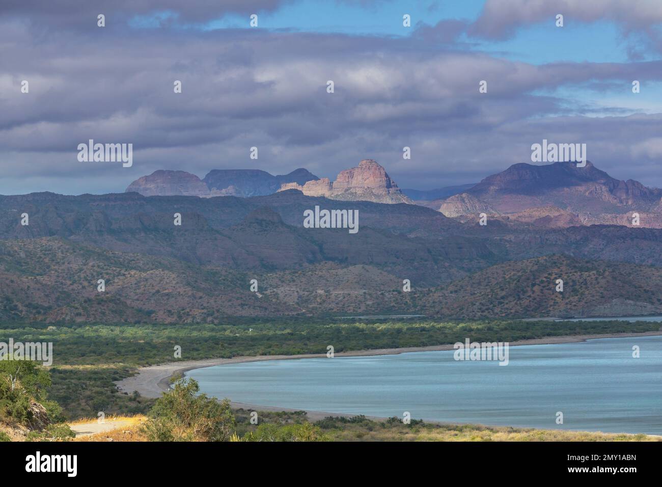 Beautuful landscapes in Baja California, Mexico. Travel background ...