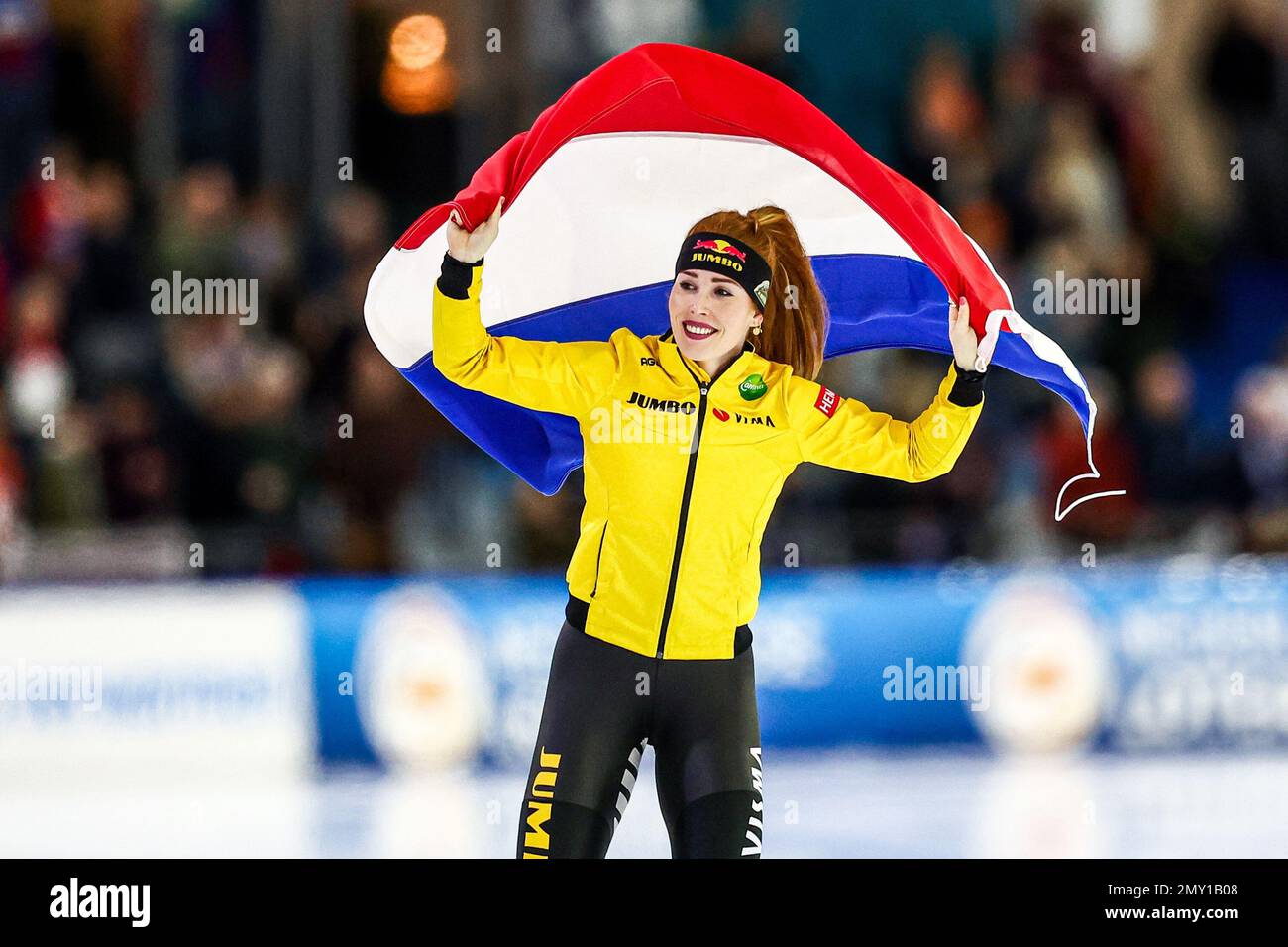 HERENVEEN - Antoinette Rijpma - de Jong wins the 3000 meters during the ...