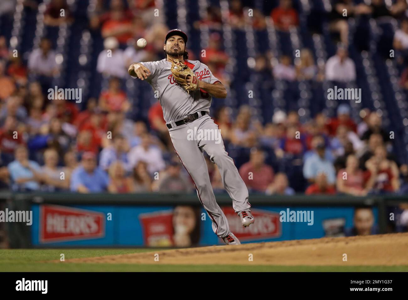 Washington Nationals' Anthony Rendon in action during a baseball game ...