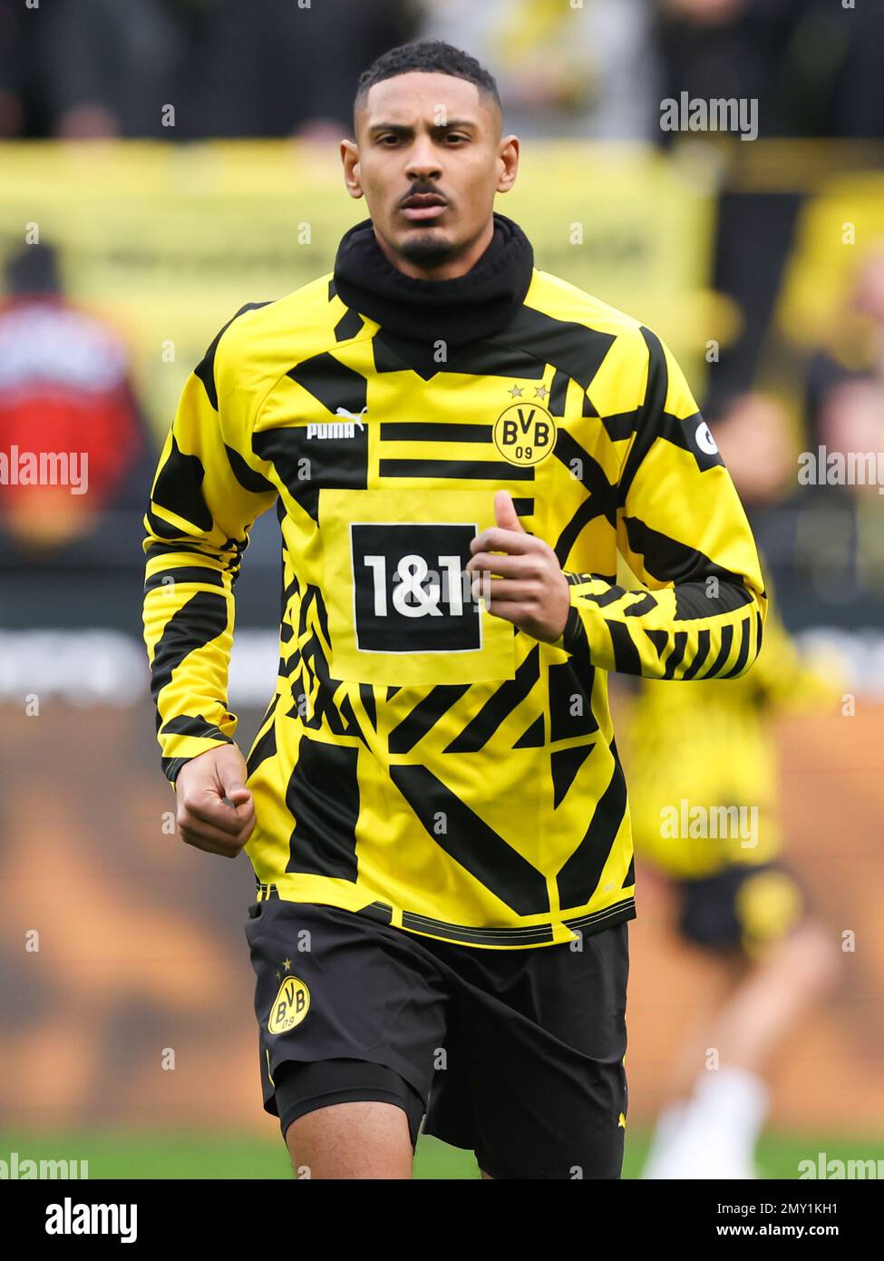 DORTMUND, GERMANY - FEBRUARY 4: during the Bundesliga match between ...