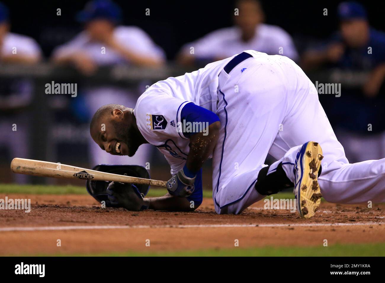 Kansas City Royals' Lorenzo Cain during a baseball game at Kauffman ...