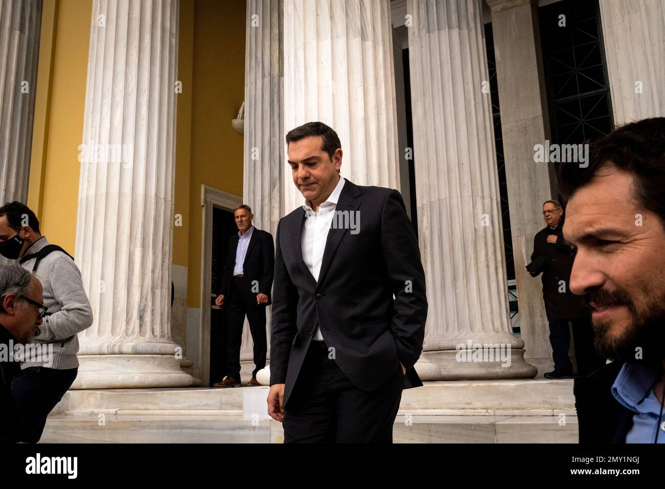 Grece, Athenes le 2023-02-01. Le president de SYRIZA - Alliance ... Grece, Athenes le 2023-02-01. Le president de SYRIZA - Alliance ...