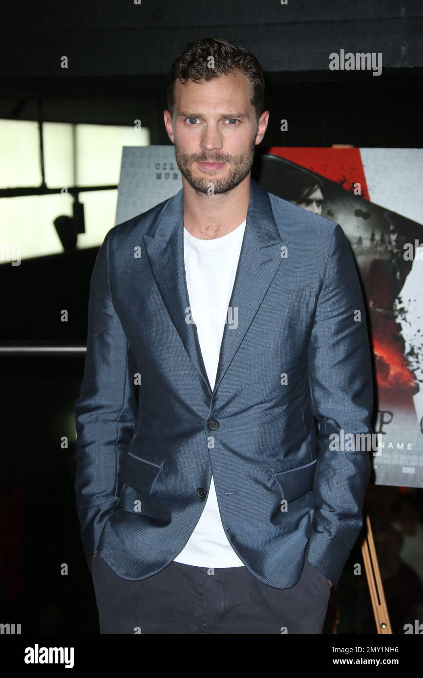 Actor Jamie Dornan poses for photographers upon arrival at the premiere ...