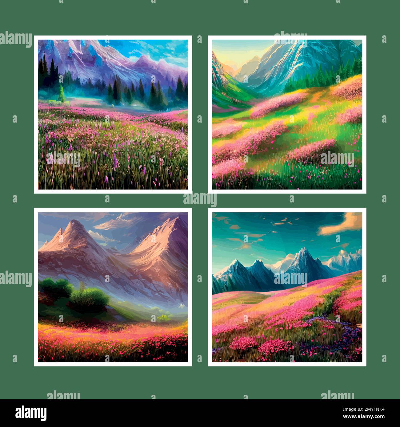 Mimosa flower painting hi-res stock photography and images - Alamy