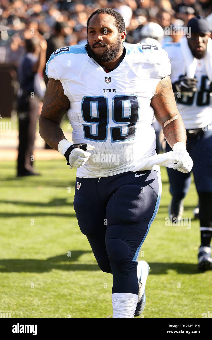 Tennessee Titans defensive tackle Jurrell Casey (99) during an NFL ...