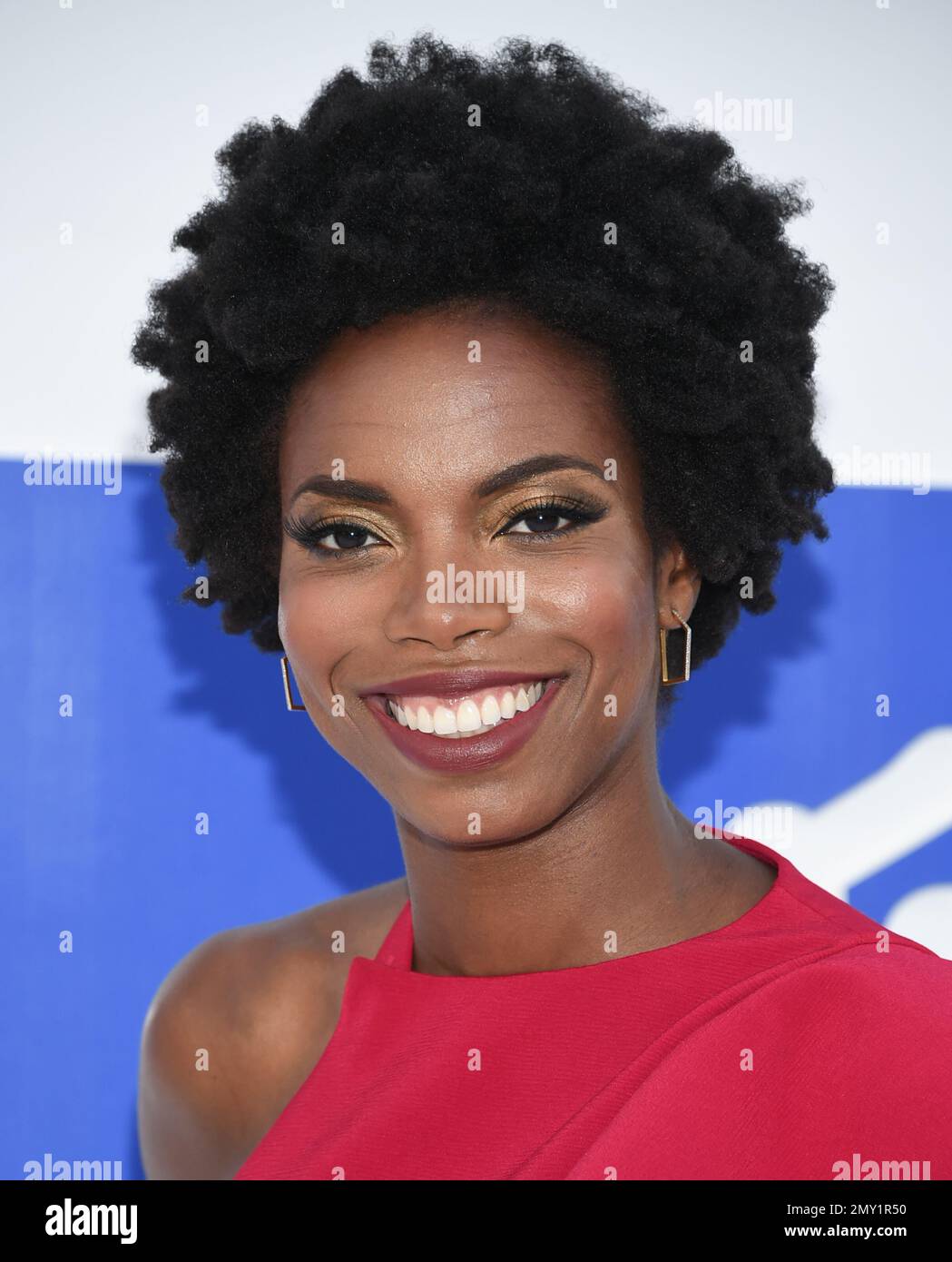 Sasheer Zamata arrives at the MTV Video Music Awards at Madison Square ...