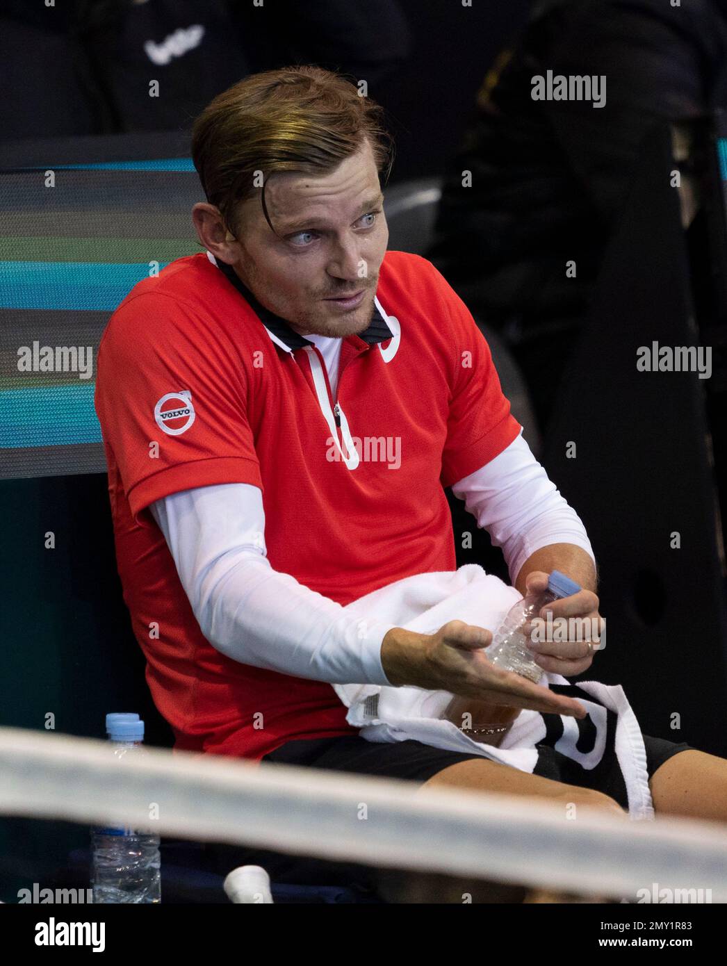 Seoul, South Korea. 4th Feb, 2023. Belgian player Davis Goffin against ...