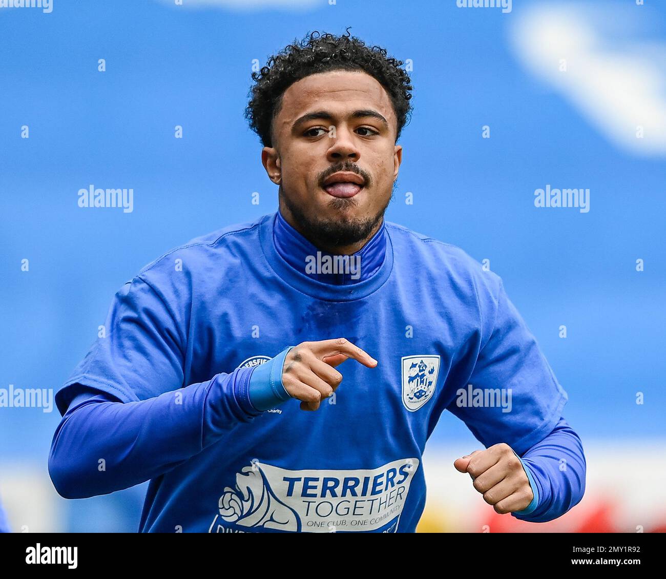 Josh Koroma #10 of Huddersfield Town during the Sky Bet Championship ...