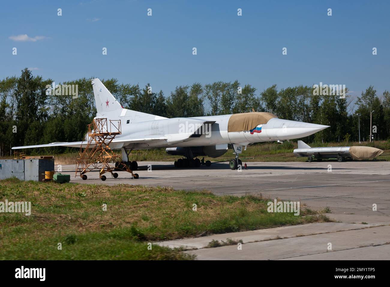Tupolev Tu-22 Blinder heavy bomber Bomber jet of the Russian Air Force ...
