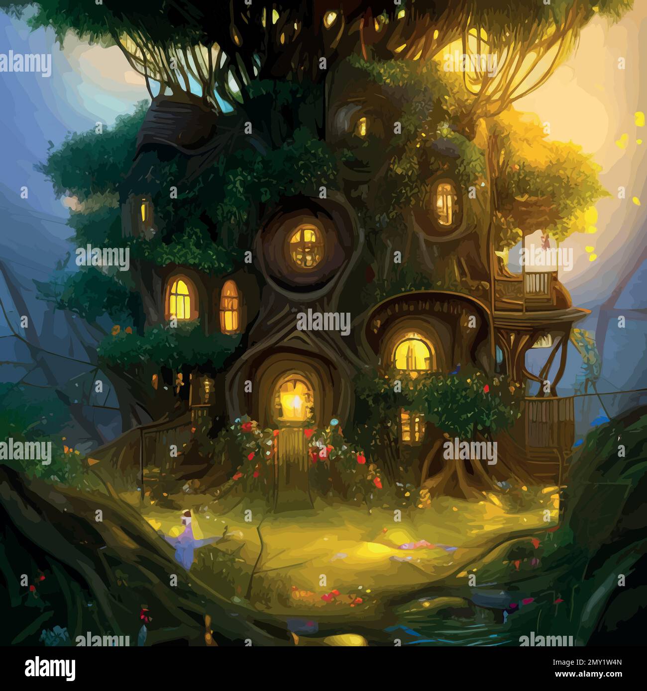 Clay garden gnome Stock Vector Images - Alamy