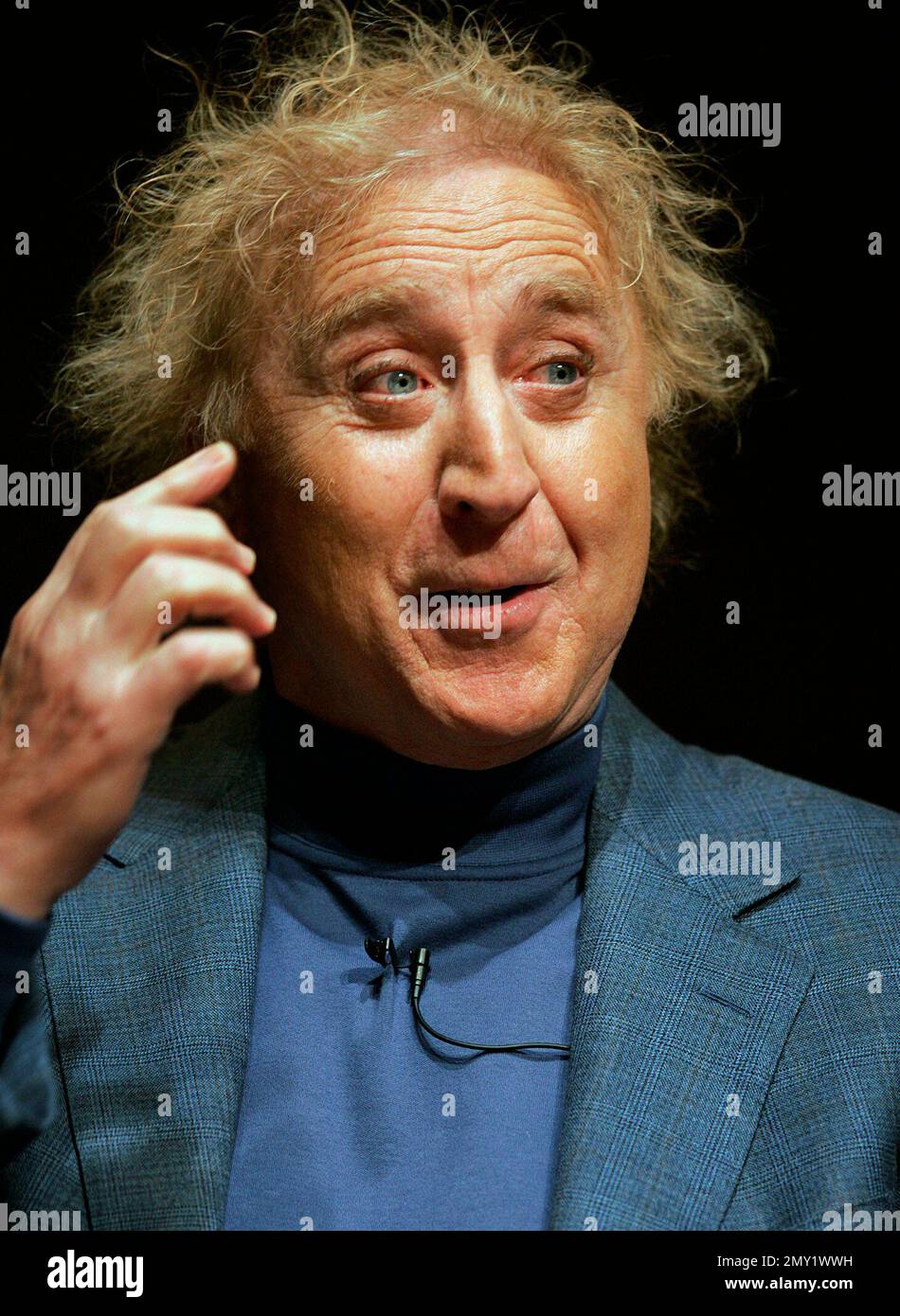 FILE - In this March 16, 2005 file photo, actor Gene Wilder speaks ...