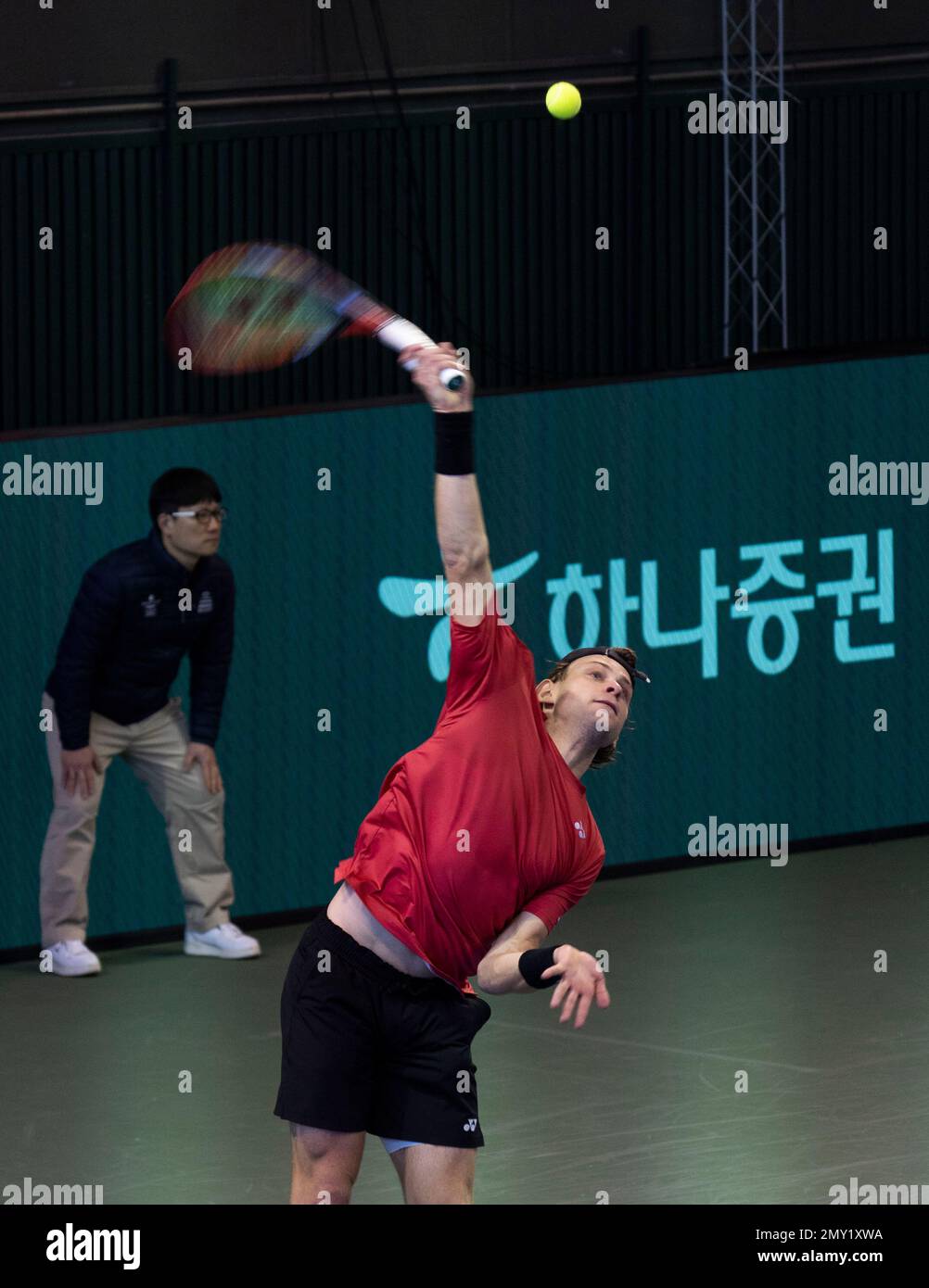 4 February 2023 – Seoul, South Korea : Belgian player Zizou Bergs ...