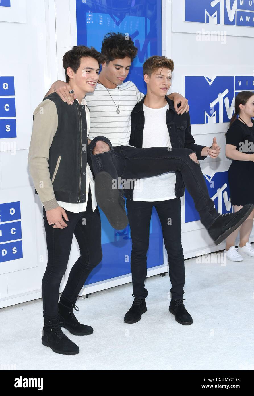 Liam Attridge, from left, Emery Kelly, and Ricky Garcia of Forever in ...