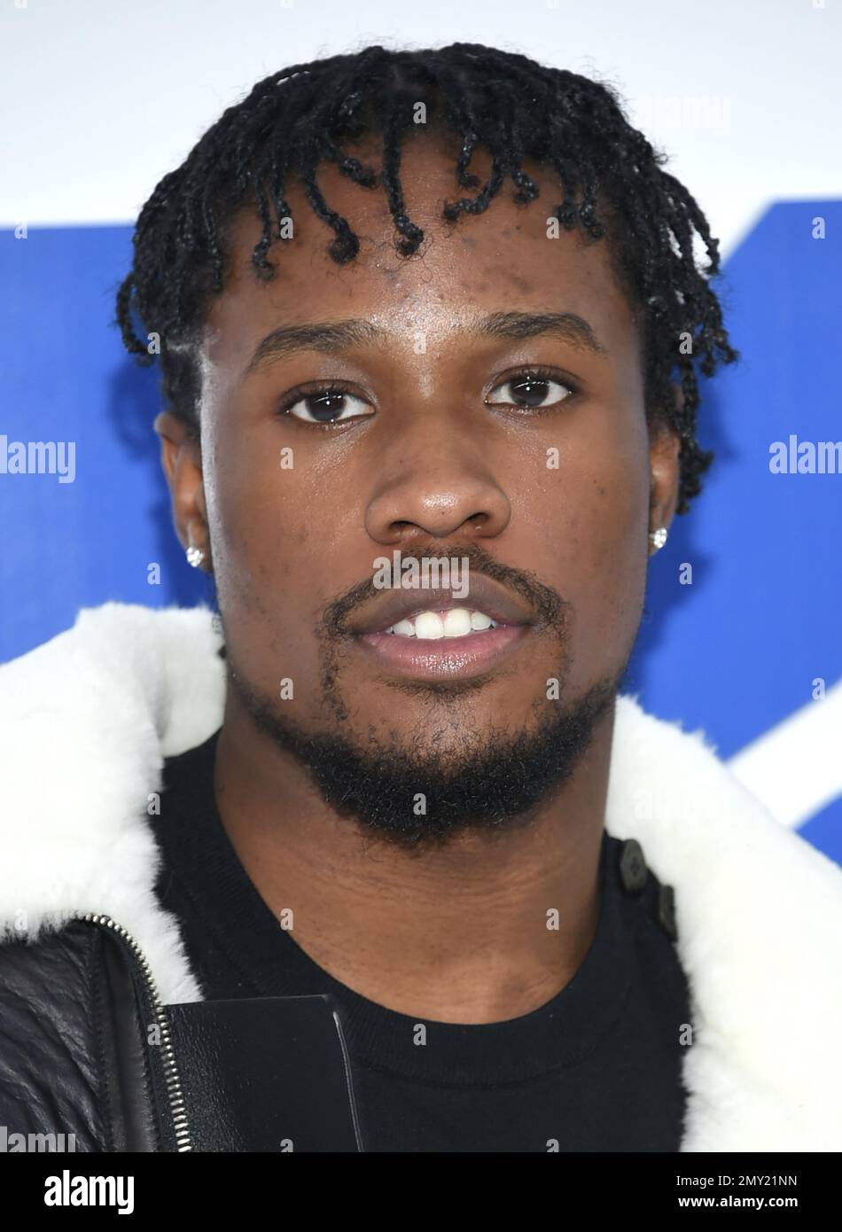 Shameik Moore arrives at the MTV Video Music Awards at Madison Square ...