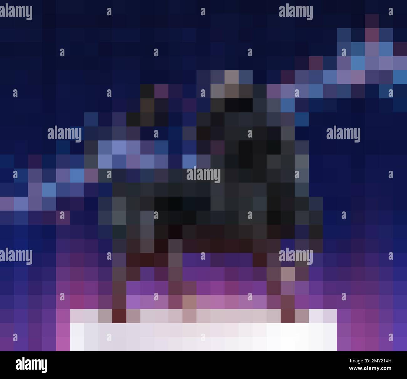 Color bull realistic composition with realistic image of bull on ...