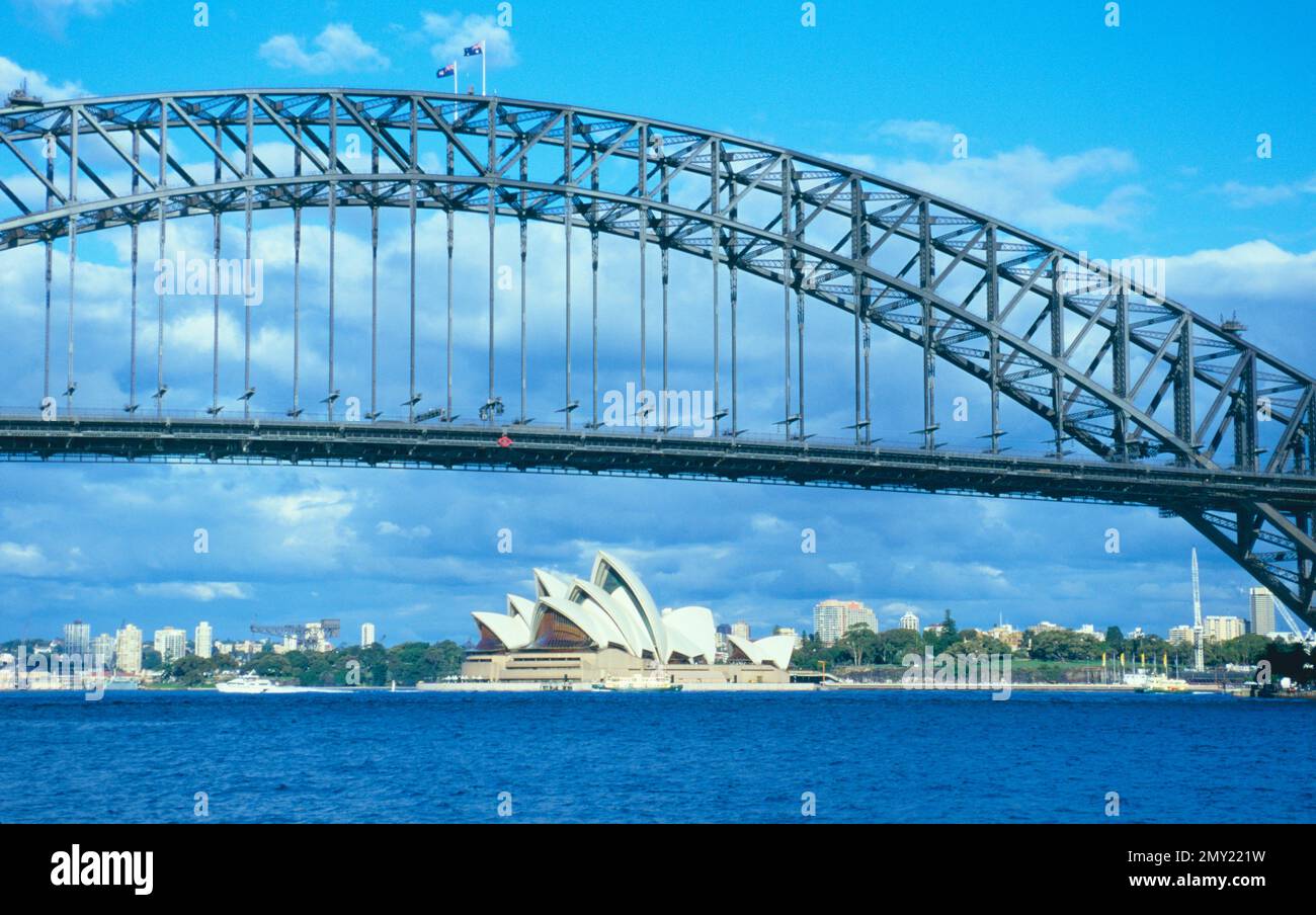 The Opera House and Harbour Bridge, Sydney, Australia Stock Photo - Alamy