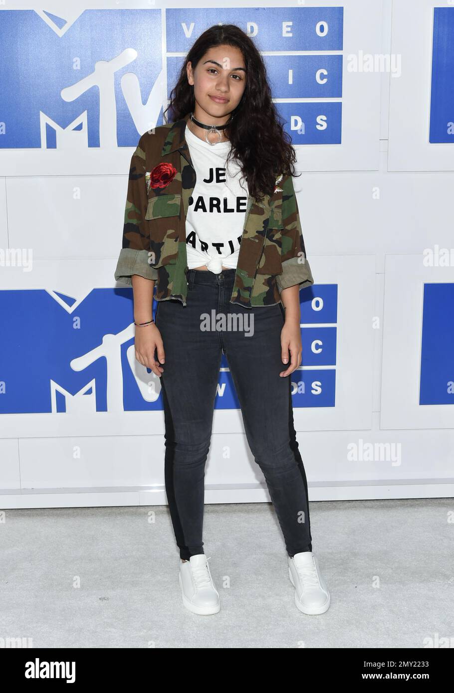 Alessia Cara arrives at the MTV Video Music Awards at Madison Square ...