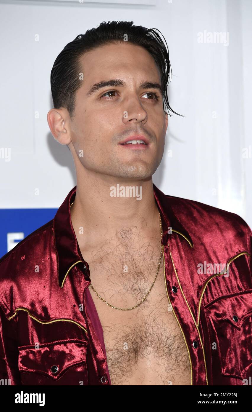 G-Eazy arrives at the MTV Video Music Awards at Madison Square Garden ...