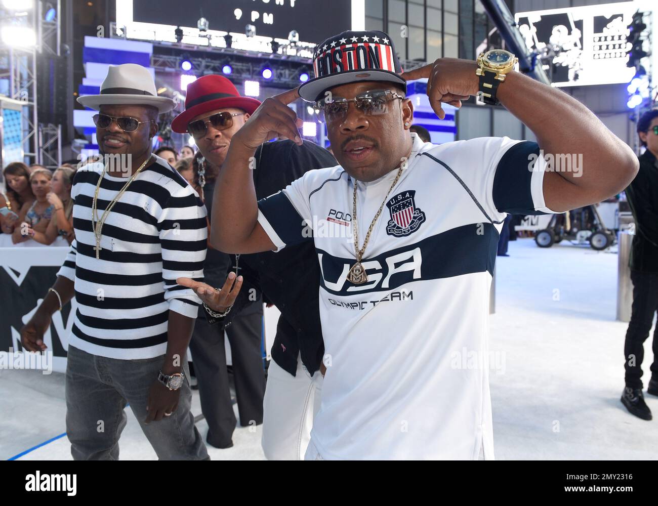 Bell Biv DeVoe, from left, Ricky Bell, Ronnie DeVoe, and Michael Bivins ...