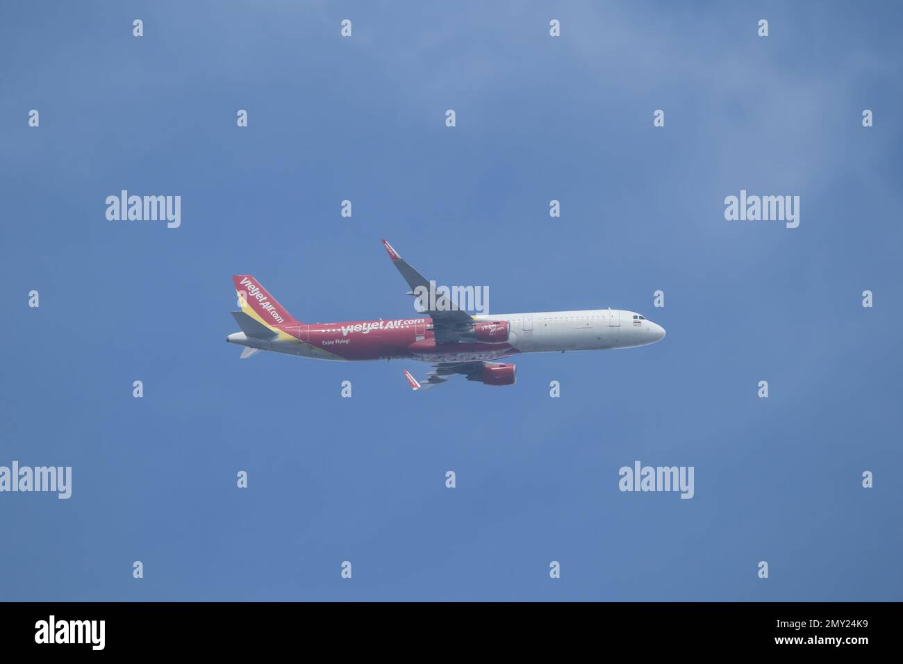 Chiangmai, Thailand - November 29 2022: HS-VKJ A321-200 of Thai Vietjet ...