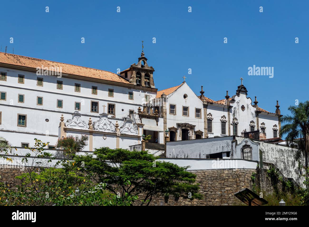 The Santo Antonio church and convent as saw from Largo da Carioca ...