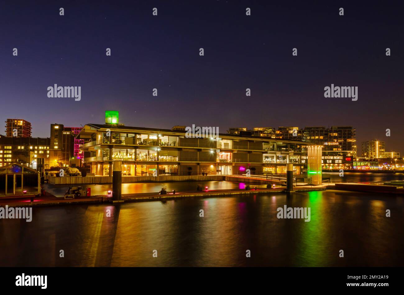 Rotterdam, The Netherlands, January 30, 2023: the floating office of ...