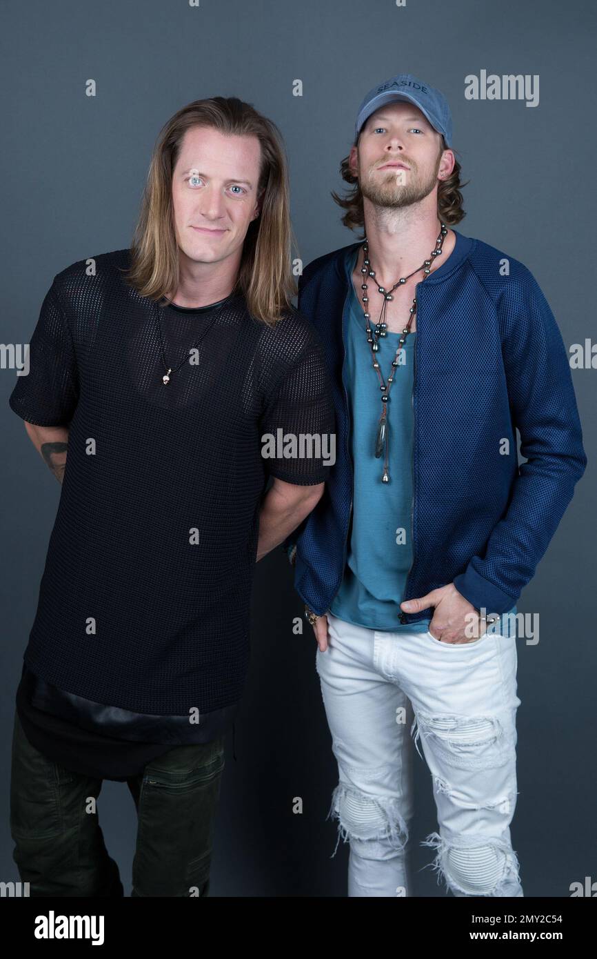 Tyler Hubbard, left, and Brian Kelley of Florida Georgia Line pose for ...