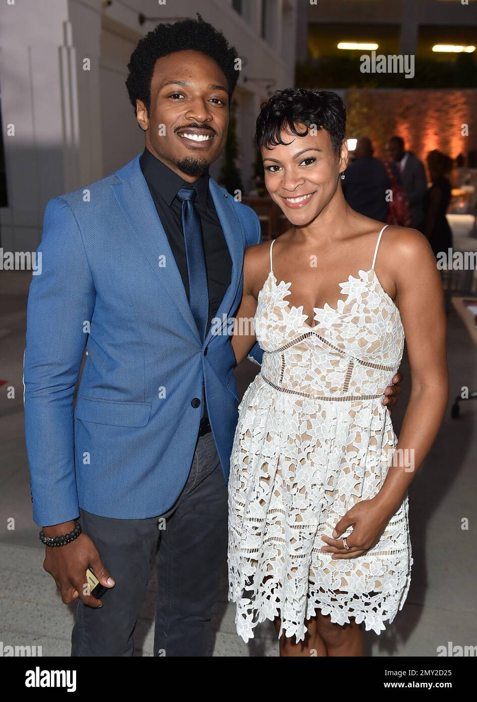 Gentry White, left, and Carly Hughes attend the Dynamic & Diverse ...