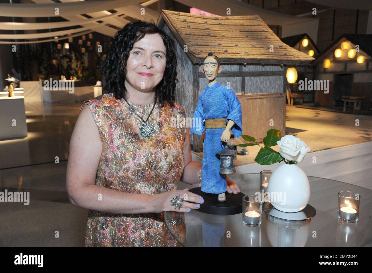 Costume Designer Deborah Cook seen at "Kubo and the Two Strings" George ...