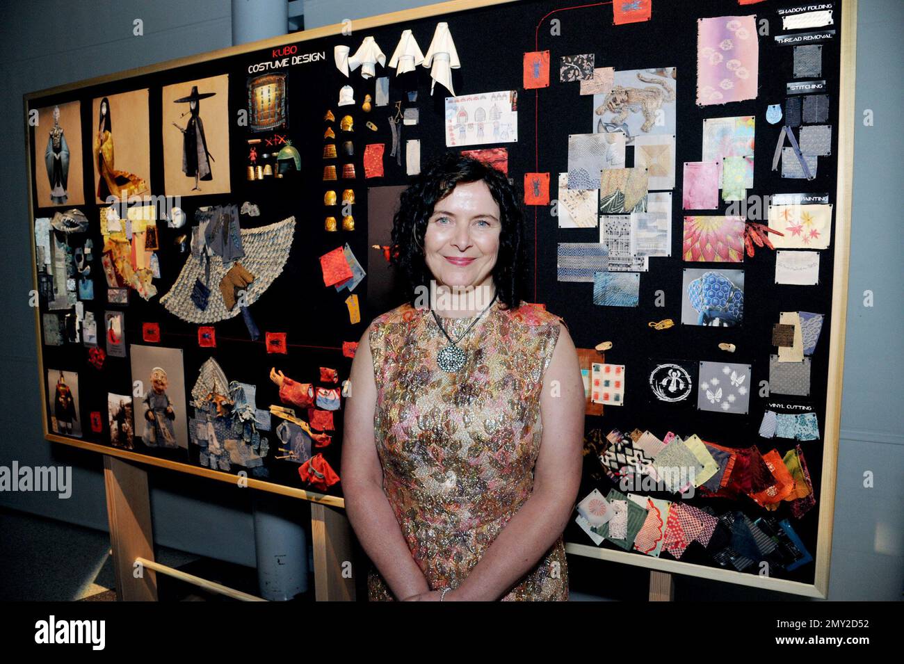 Costume Designer Deborah Cook seen at "Kubo and the Two Strings" George ...