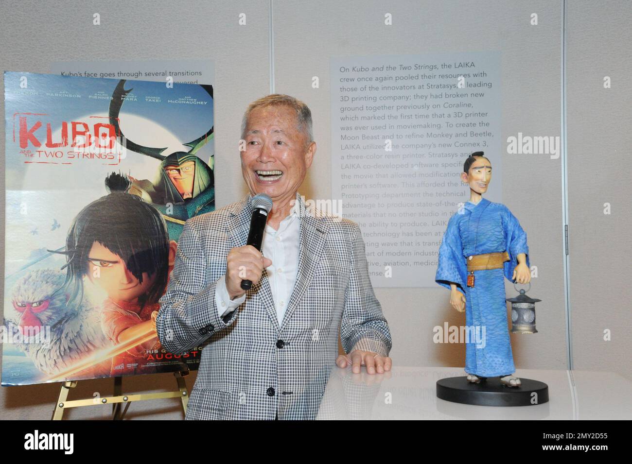 George Takei seen at "Kubo and the Two Strings" George Takei Puppet ...
