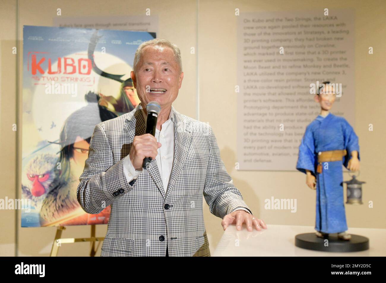 George Takei seen at "Kubo and the Two Strings" George Takei Puppet ...