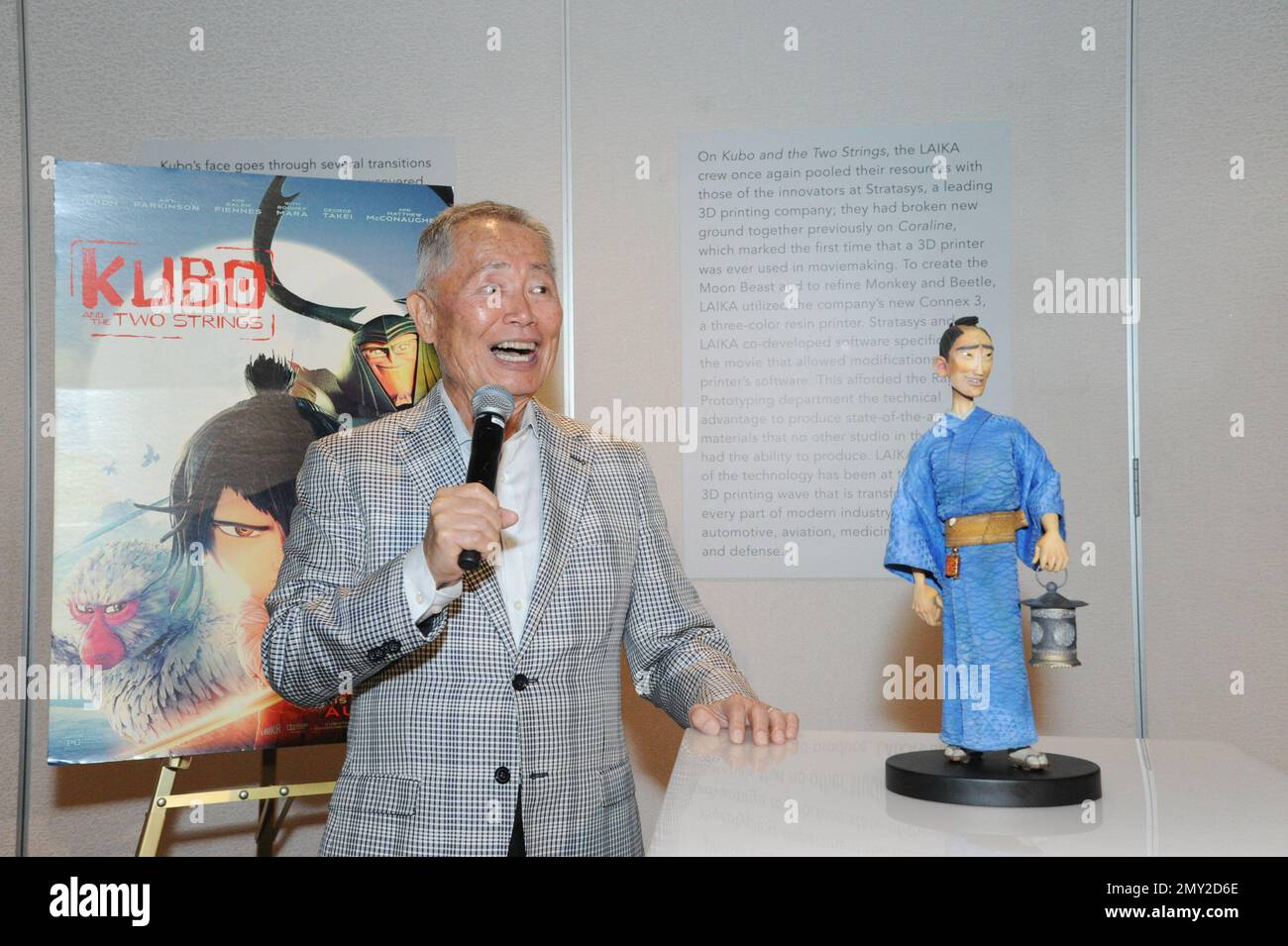 George Takei seen at "Kubo and the Two Strings" George Takei Puppet ...