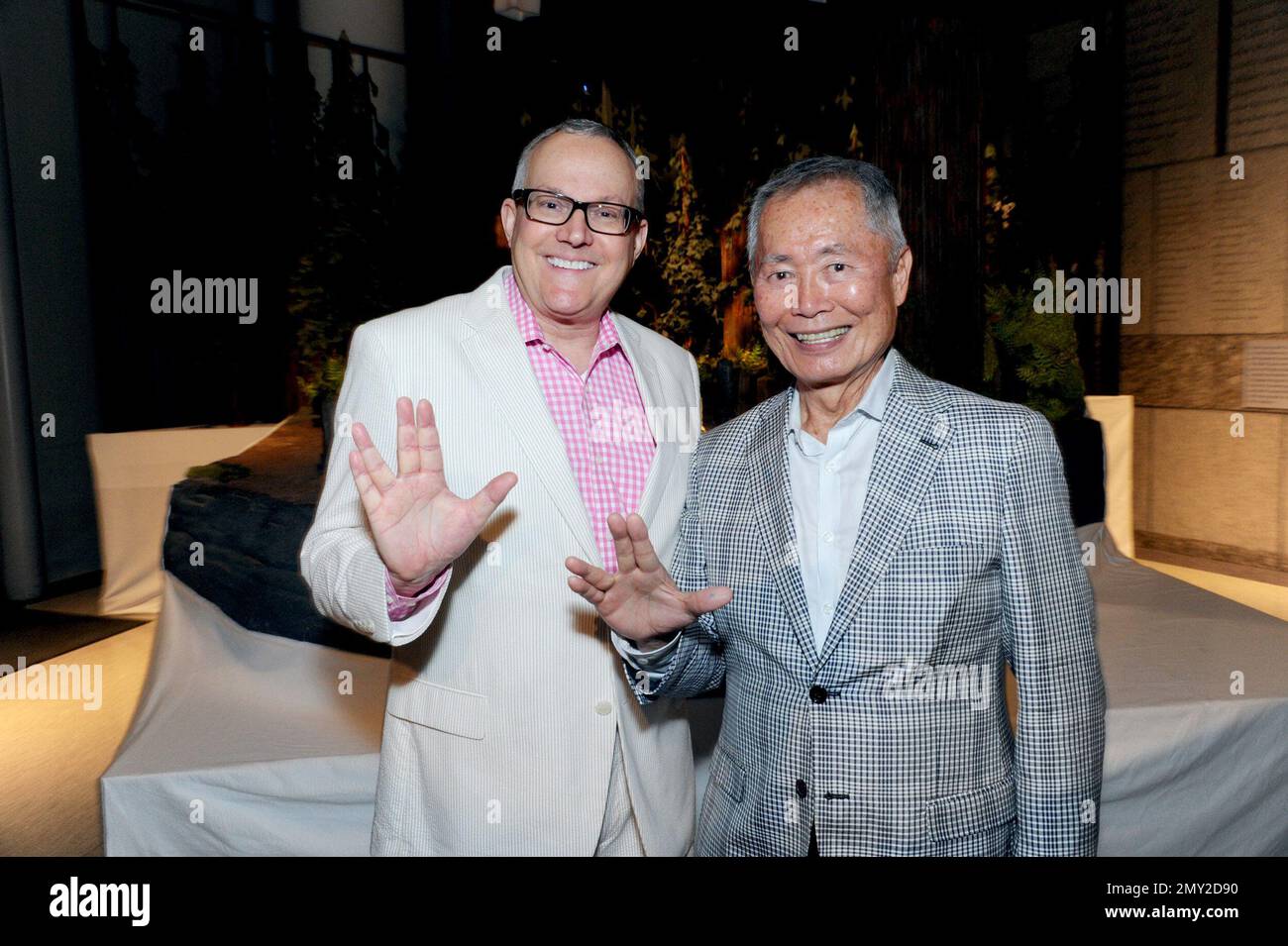 Brad Takei and George Takei seen at "Kubo and the Two Strings" George ...