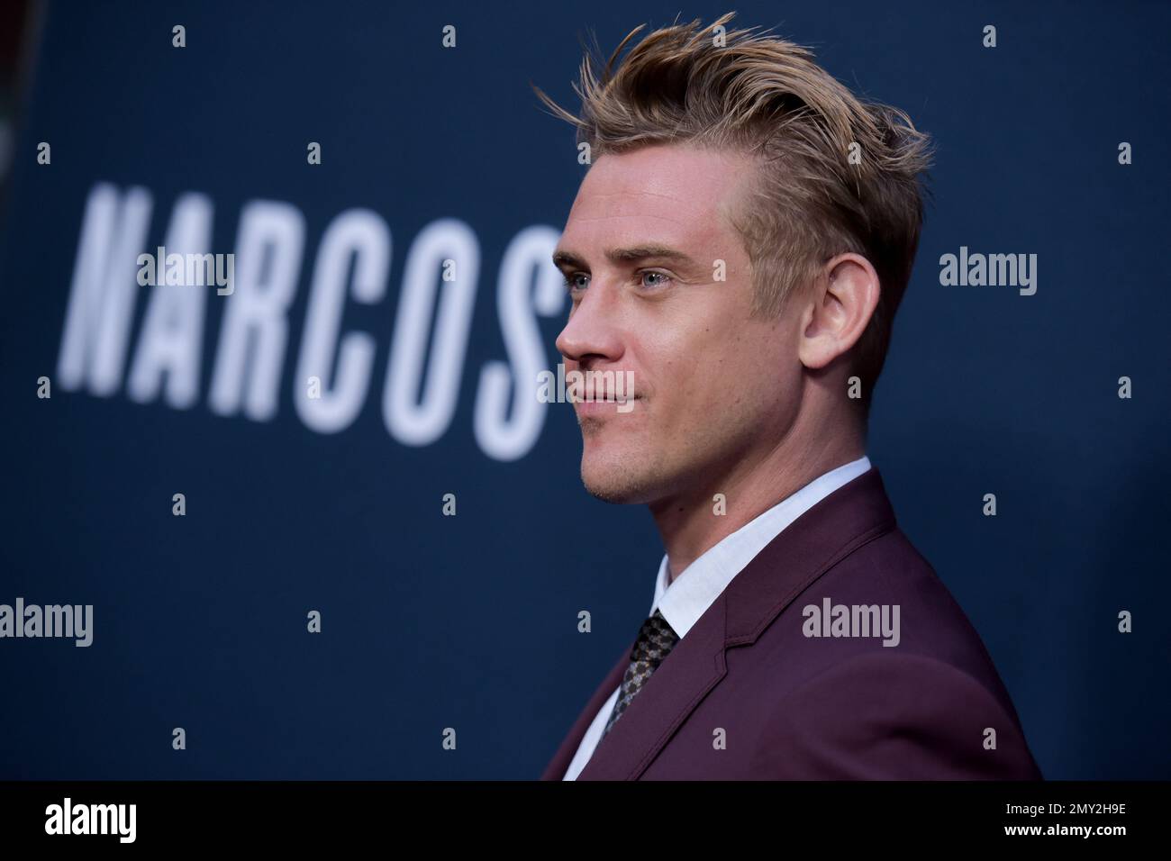 Boyd Holbrook attends the LA Premiere of "Narcos" Season Two held at ...