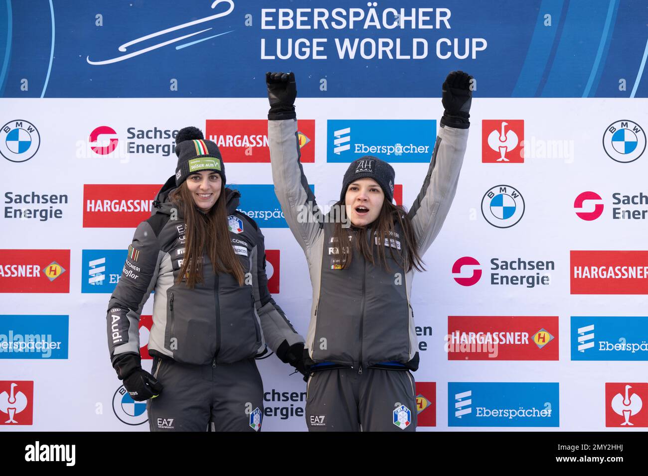 Altenberg, Germany. 04th Feb, 2023. Luge: World Cup, doubles, women ...
