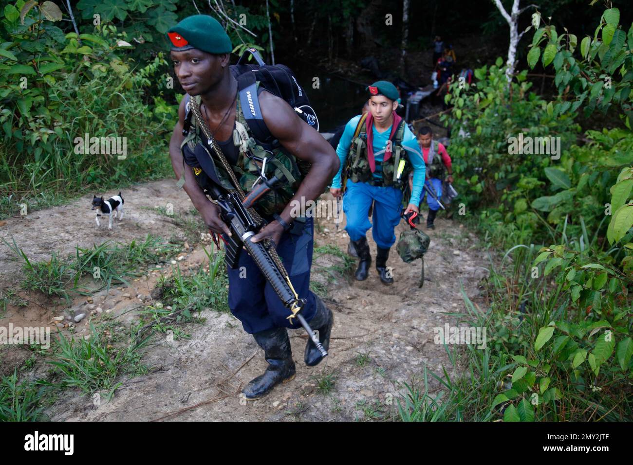 Rebels soldiers of the 48th Front of the Revolutionary Armed Forces of ...