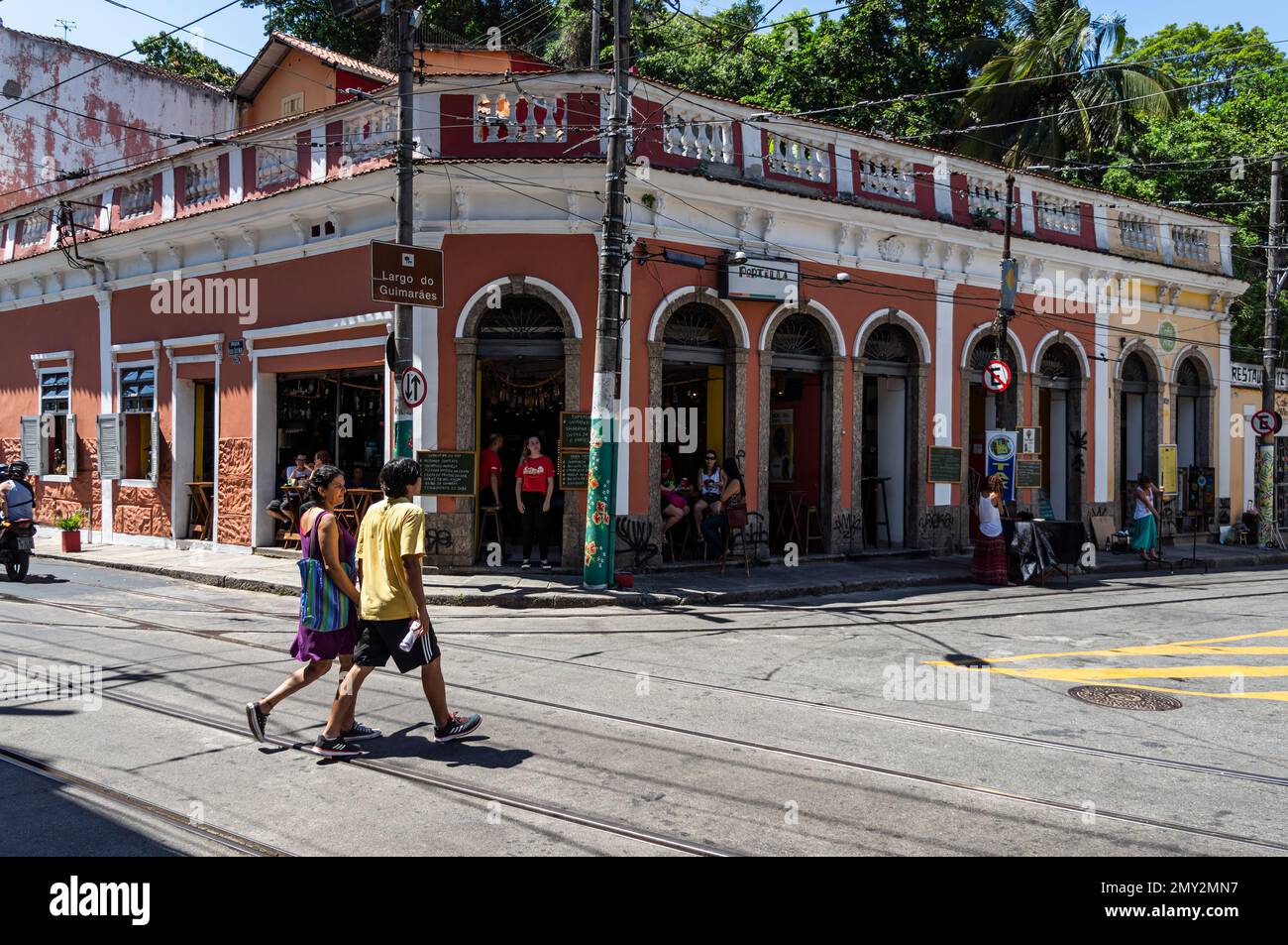 The Portella bar and restaurant located at the corner of Ladeira do ...