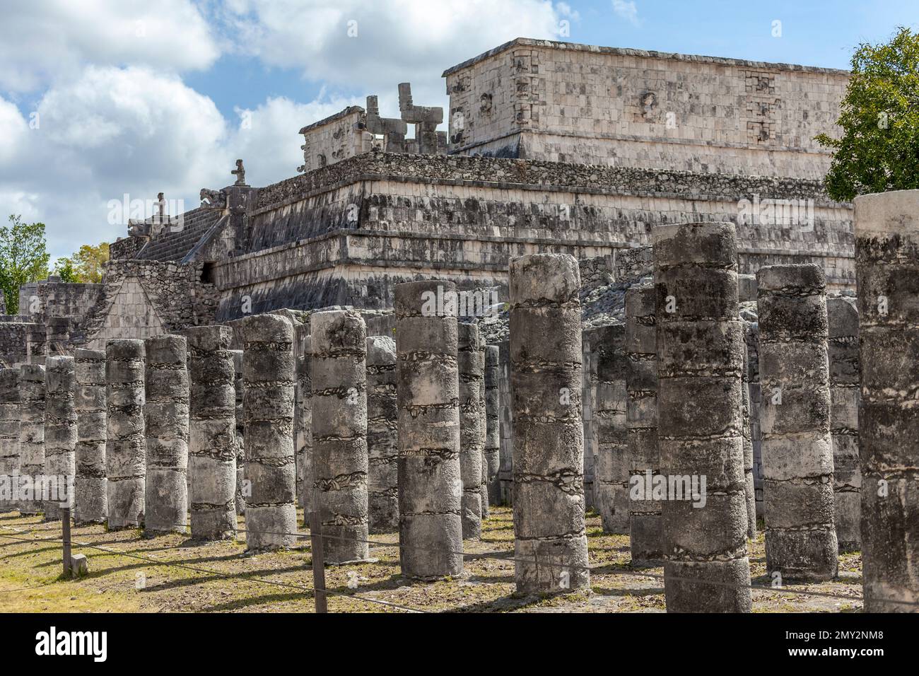 Temple of the Warriors and the Thousand Columns Group, Chichén Itzá ...