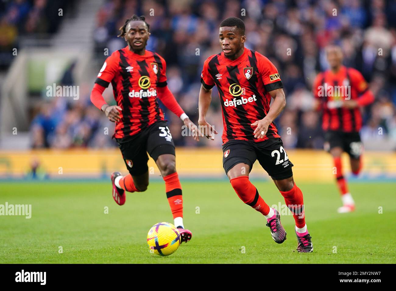 Bournemouth's Ben Pearson in action during the Premier League match at ...