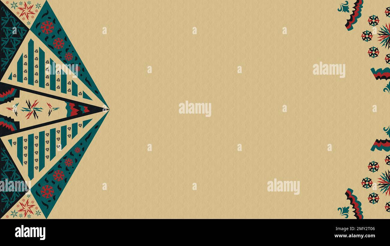 blank geometric ornamental background (Folk Art) - decorative ...