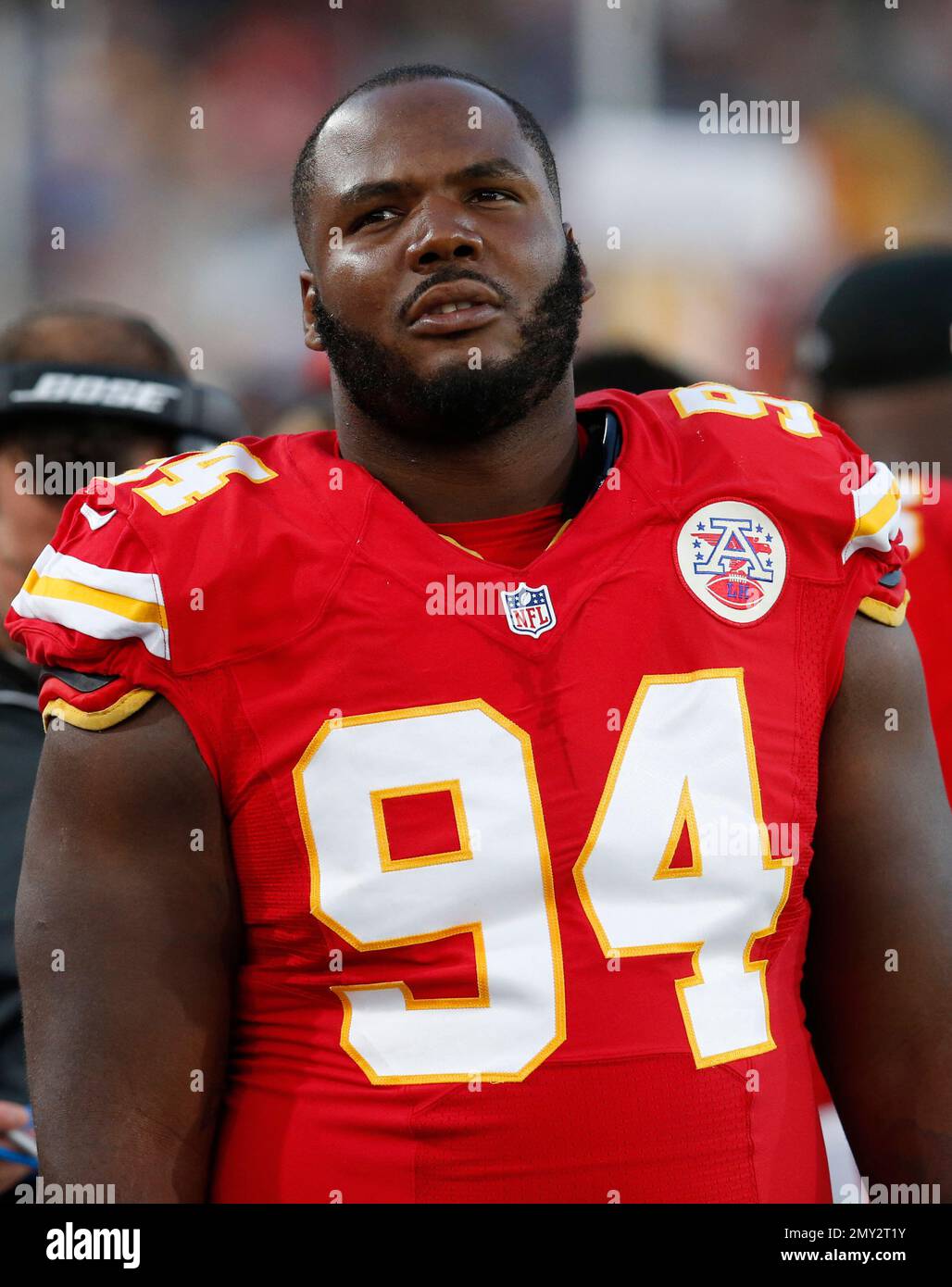 Kansas City Chiefs defensive tackle Jimmy Staten (94) during a ...