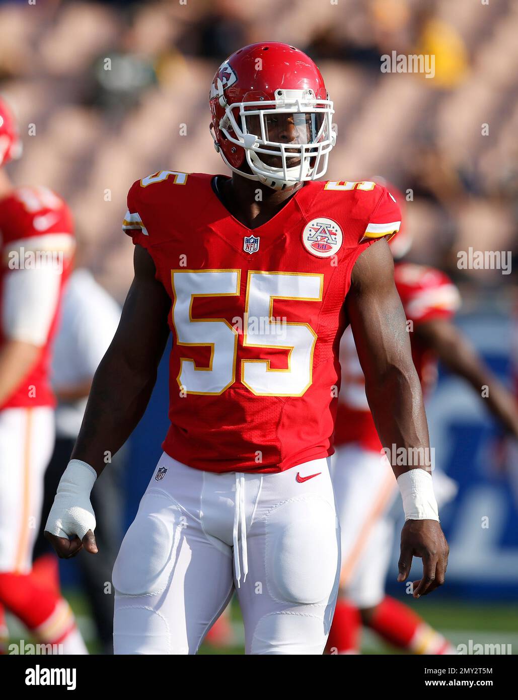 Kansas City Chiefs outside linebacker Dee Ford (55) during a preseason ...