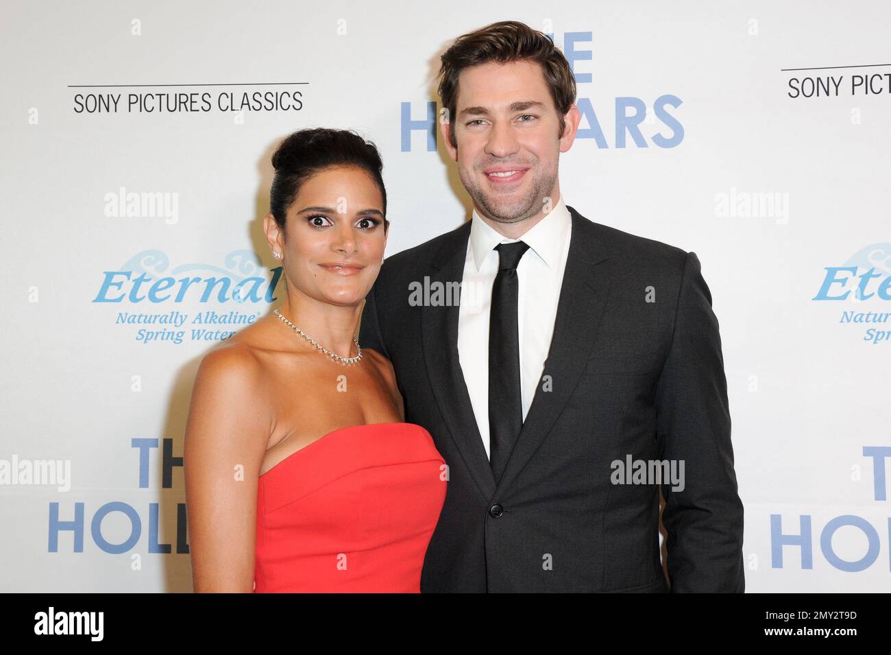 Ashley Dyke, left, and John Krasinski attend a special screening of ...